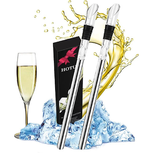 Vendos85 Refroidisseur de vin en acier inoxydable 2 pièces - Accessoire ...