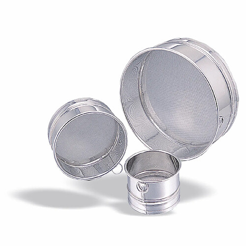 Tamis à Farine en Inox Mailles Larges 0,71 mm - Ø 30 à 35 cm - Pujadas ...