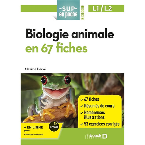 Biologie animale en 67 fiches : L1, L2 - Sciences de la vie et de la ...