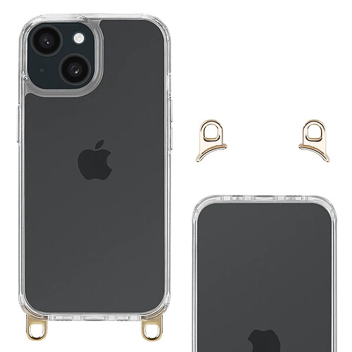 Selencia Coque arrière avec crochets amovibles pour Apple iPhone 15 ...