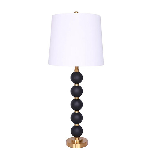 Paris Prix Lampe à Poser Design Davina 81cm Noir & Blanc - Lampe - Rue ...