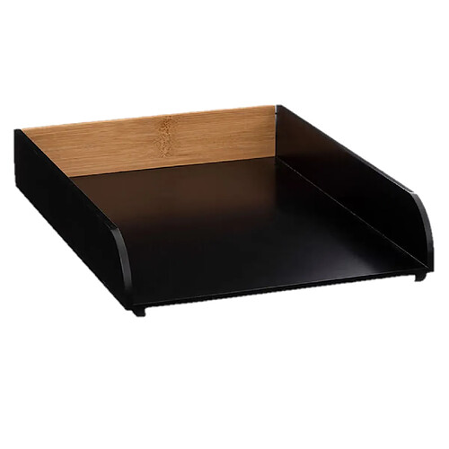 Five Simply Smart Range-documents pour bureau en bambou BAVA - Noir ...