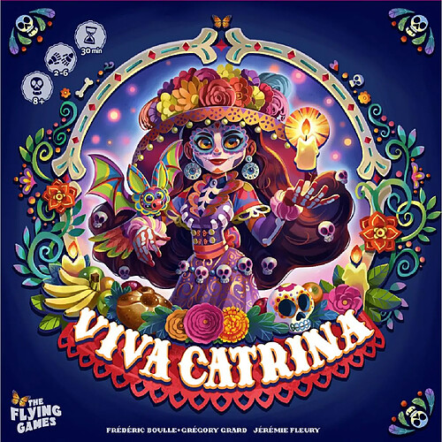 Flying Gadgets Viva Catrina FLY056VI Jeu de pose de tuiles 2-6 joueurs ...