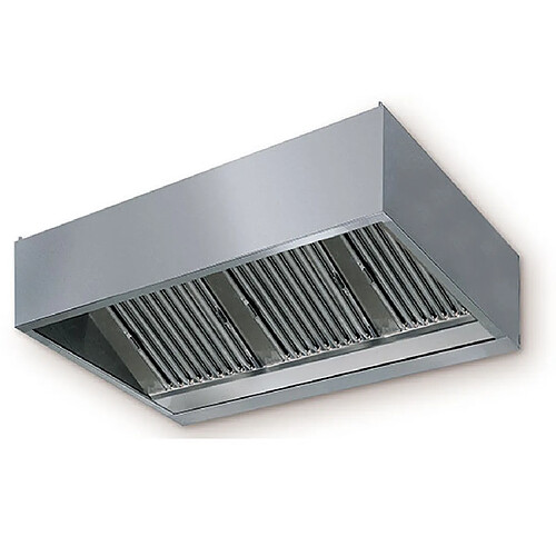 Mastro Hotte Murale Cubique avec Éclairage Intégré, L1800 à 3800 mm ...