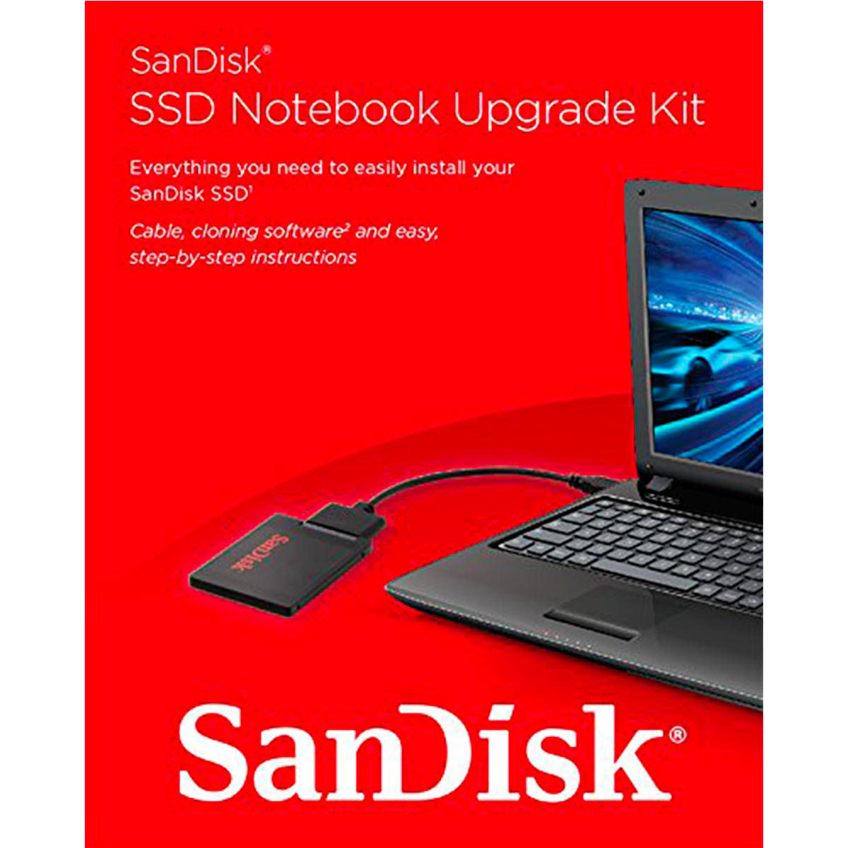 Sandisk SSD Notebook Upgrade Kit - SDSSD-UPG-G25 - Accessoires disque ...