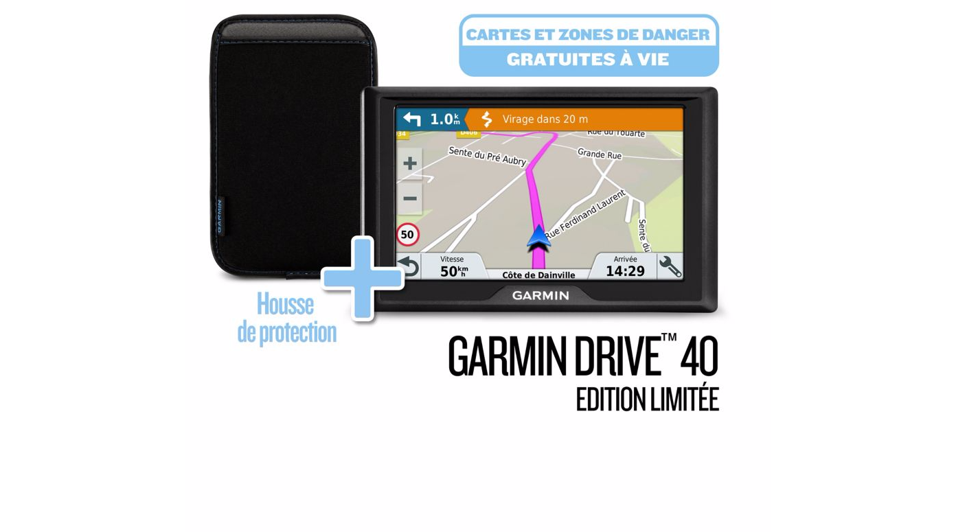 Garmin GPS Europe Drive 40 SE LM Edition Limité - 010-01956-2J - Noir ...